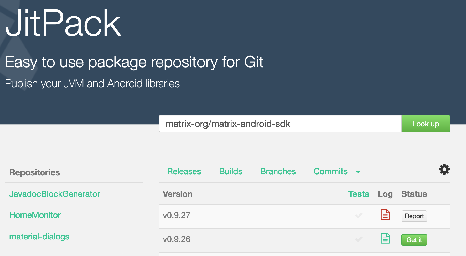 Android Matrix SDK build fail · Issue #3908 · jitpack/jitpack.io · GitHub