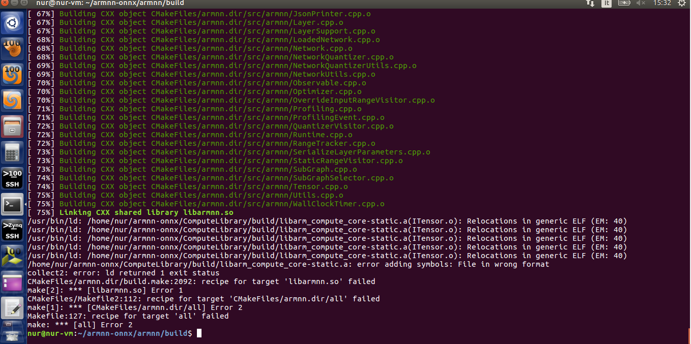 Building Problem · Issue #174 · ARM-software/armnn · GitHub