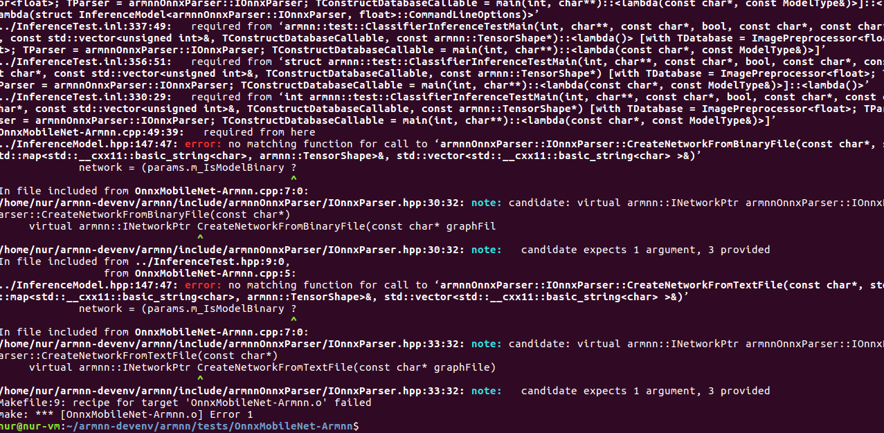 ARMNN OnnxParser example compile · Issue #182 · ARM-software/armnn · GitHub