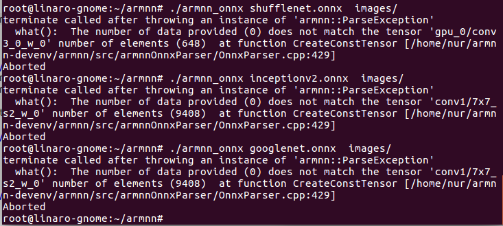 Onnx Parser Errors · Issue 184 · Arm Softwarearmnn · Github