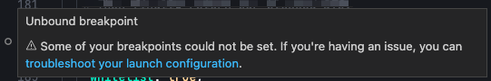 Unable To Set Breakpoints In Node Debugger With Latest Update · Issue