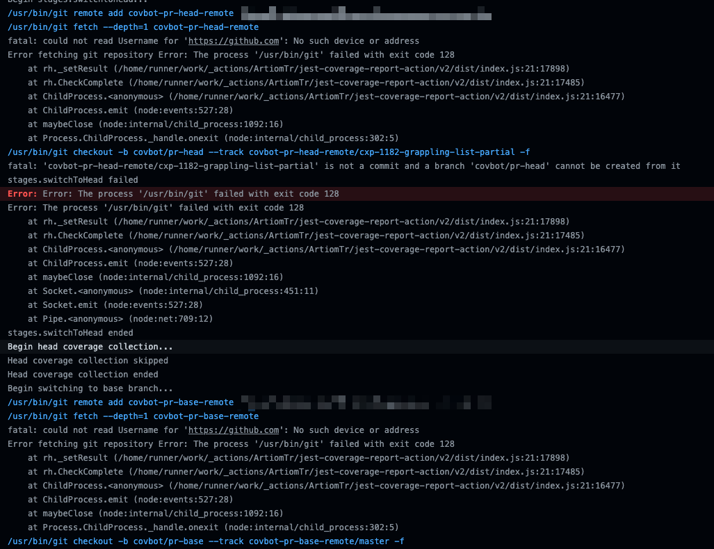 The Process usr bin git Failed With Exit Code 128 Issue 347