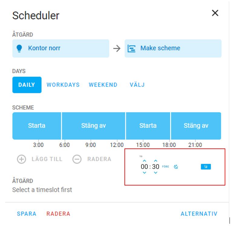 Sunrise/Sunset option in schema view · Issue #510 · nielsfaber/scheduler-card · GitHub