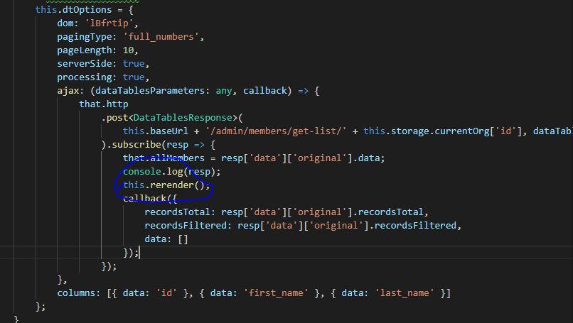 serverside rerendring and searching · Issue #1349 · l-lin/angular-datatables · GitHub