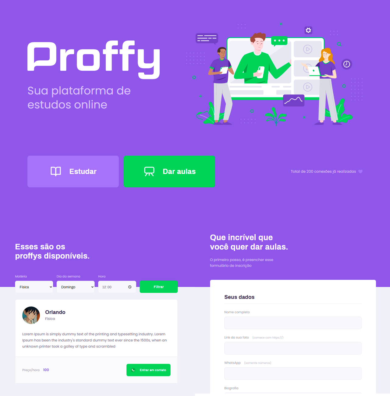 GitHub - orlandobrock/Proffy