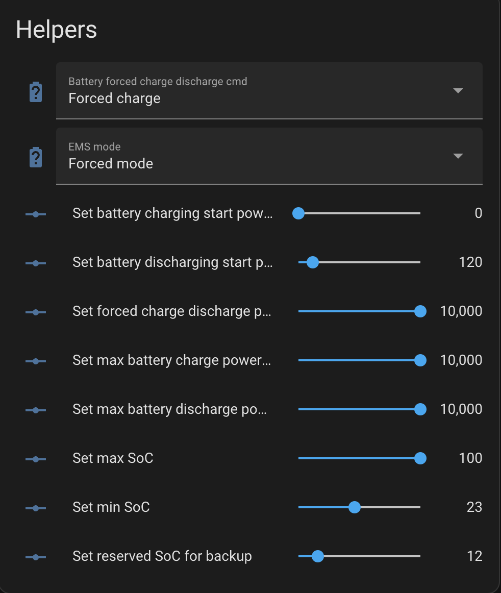 Forced charging not charging at full power · mkaiser Sungrow-SHx ...