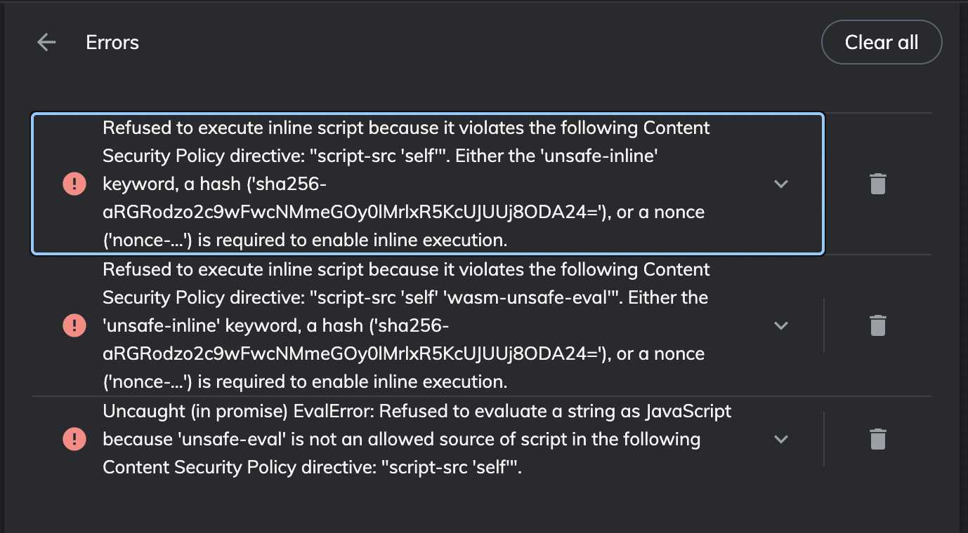 CRX fix bundle and remove errors · Issue #124 · FuelLabs/fuels-wallet · GitHub
