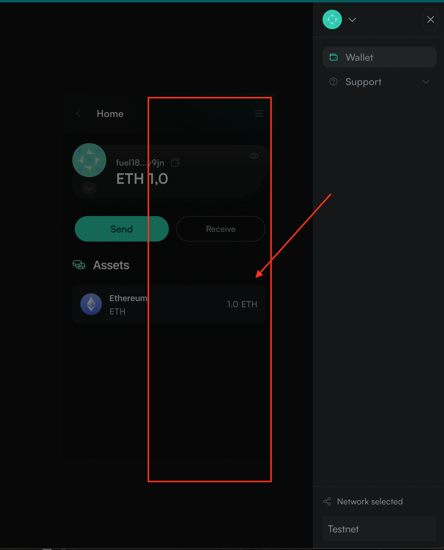 Sidebar should be contained just on the wallet container · Issue #162 · FuelLabs/fuels-wallet ...