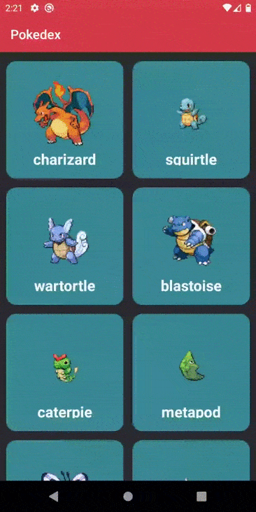 GitHub - vladdovgal/Pokedex: Android demo application based on modern Android application tech ...