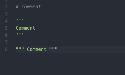 Python comment colors · Issue #371 · Binaryify/OneDark-Pro · GitHub