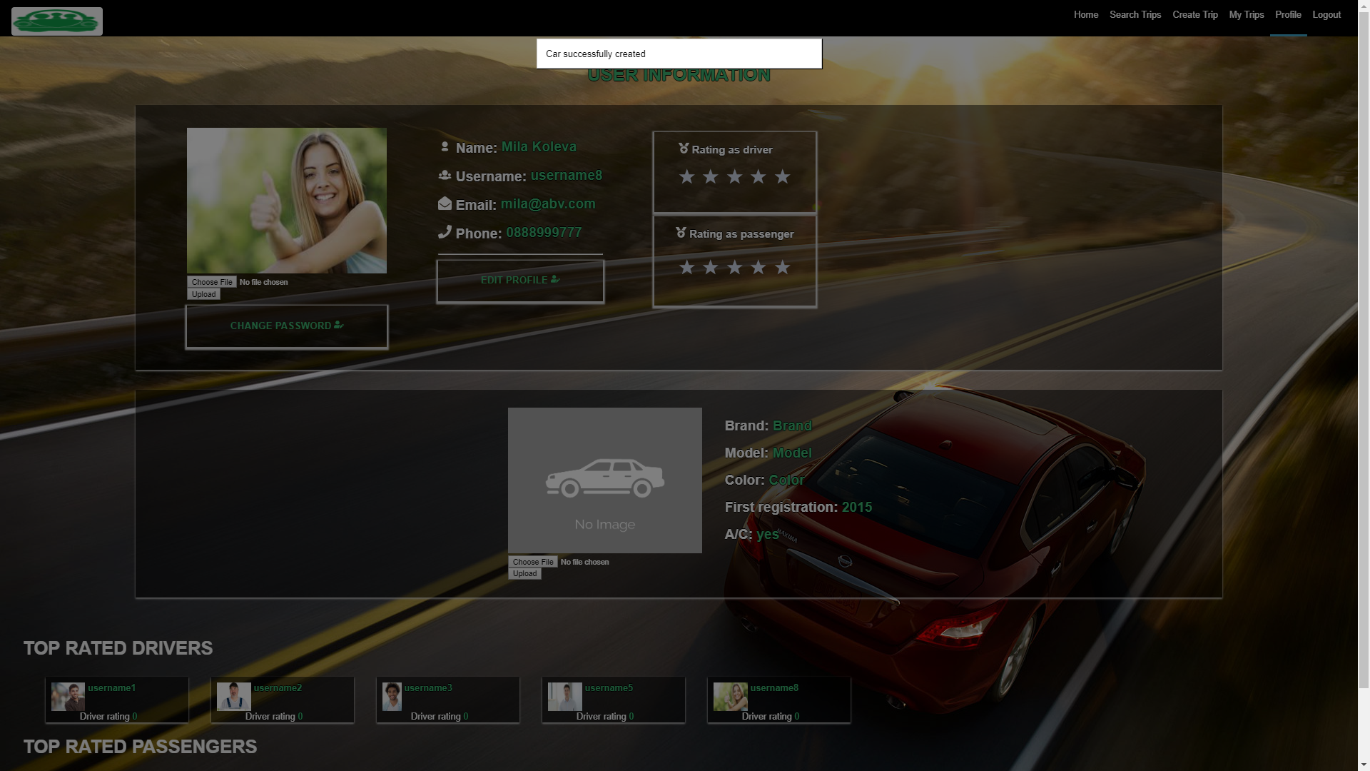 GitHub - detelinradev/carpooling: This is a project for car sharing