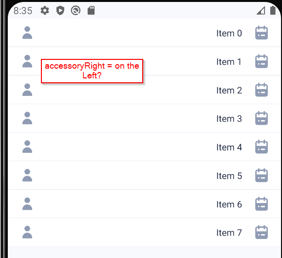 accessoryRight & accessoryLeft mixed up · Issue #1366 · akveo/react-native-ui-kitten · GitHub