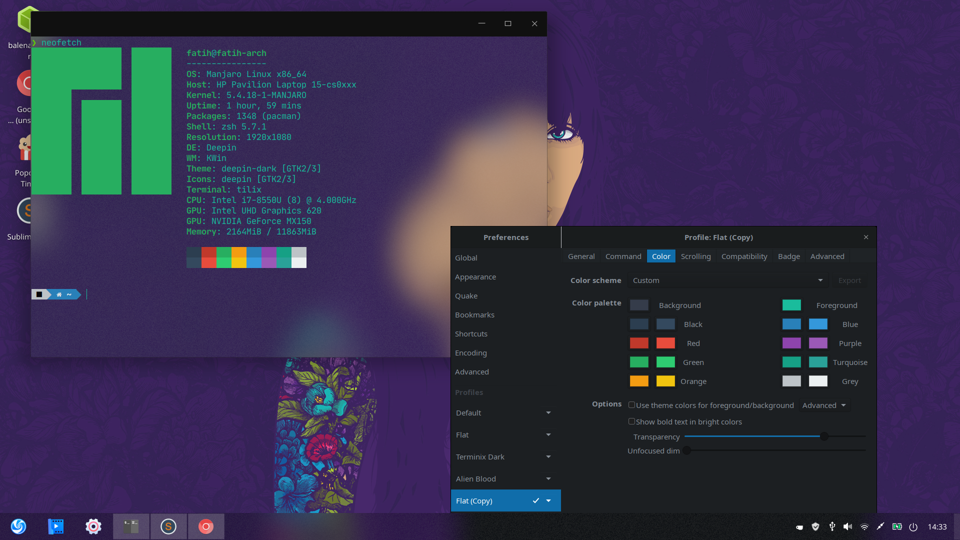 [Feature Request] Blur like Opacity in Tilix / VTE · Issue #1176 ...
