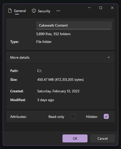 Changing attributes in file properties is not very user friendly ...
