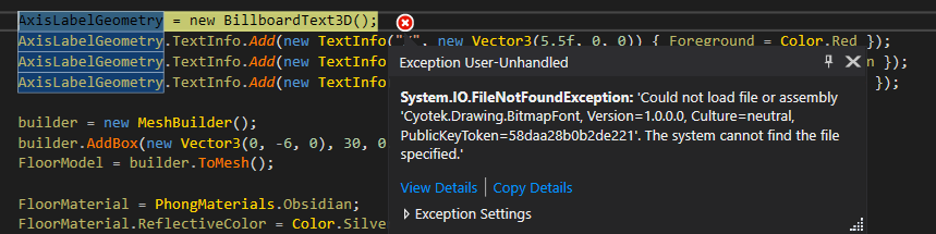 Unable to Run UWP Simple Demo · Issue #1541 · helix-toolkit/helix-toolkit · GitHub