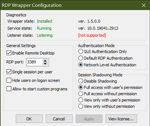 Windows 10 100190453086 Not Supported · Issue 2253 · Stascorprdpwrap · Github