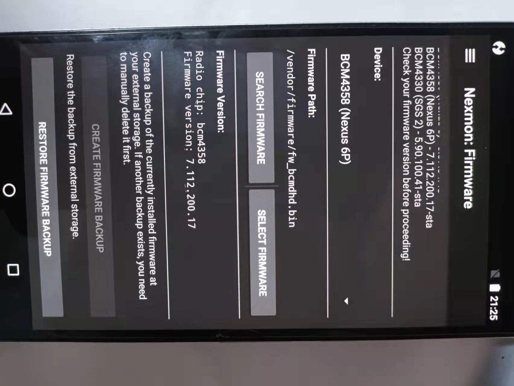 a problem with the Nexmon APP · Issue #522 · seemoo-lab/nexmon · GitHub