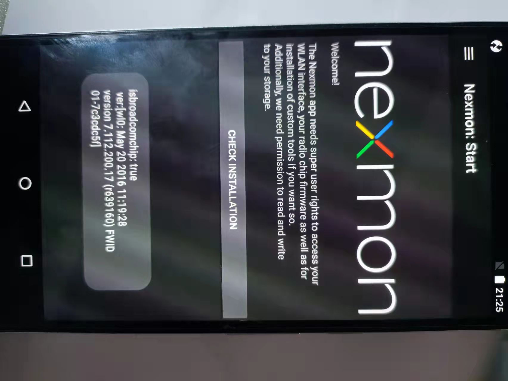 a problem with the Nexmon APP · Issue #522 · seemoo-lab/nexmon · GitHub