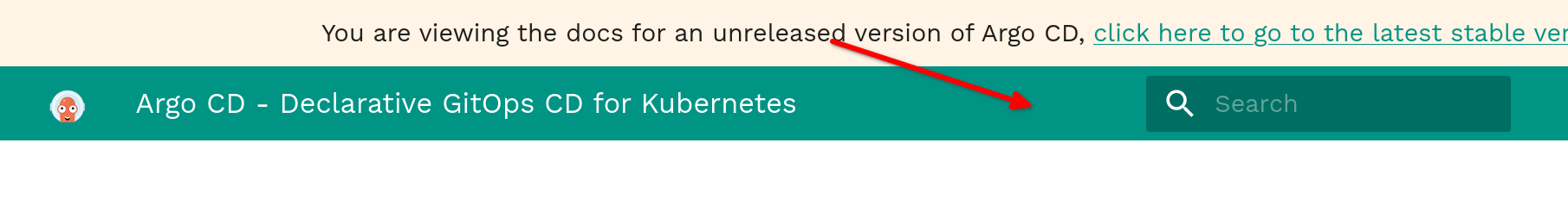 Version selector doesn't show up in docs anymore · Issue #5632 · argoproj/argo-cd · GitHub