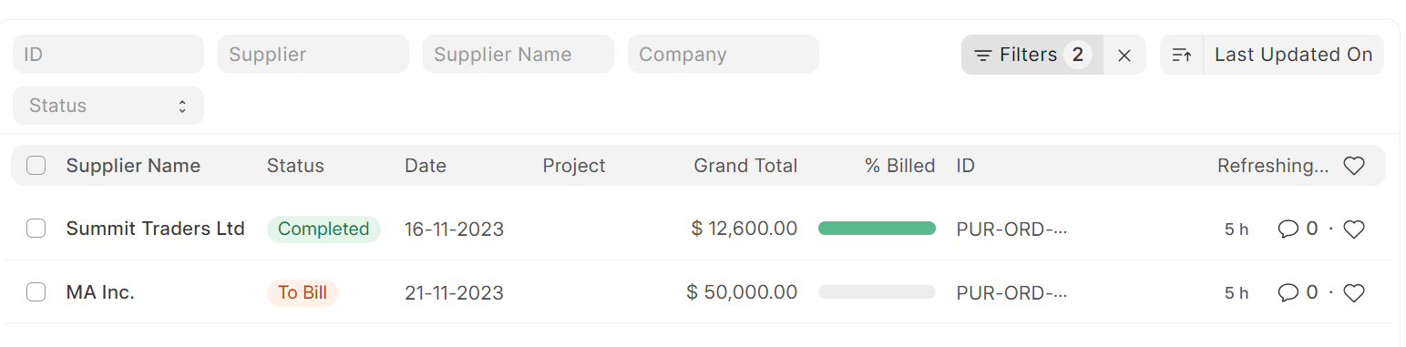 'Project' Fields added on list is always NULL · Issue #38243 · frappe/erpnext · GitHub