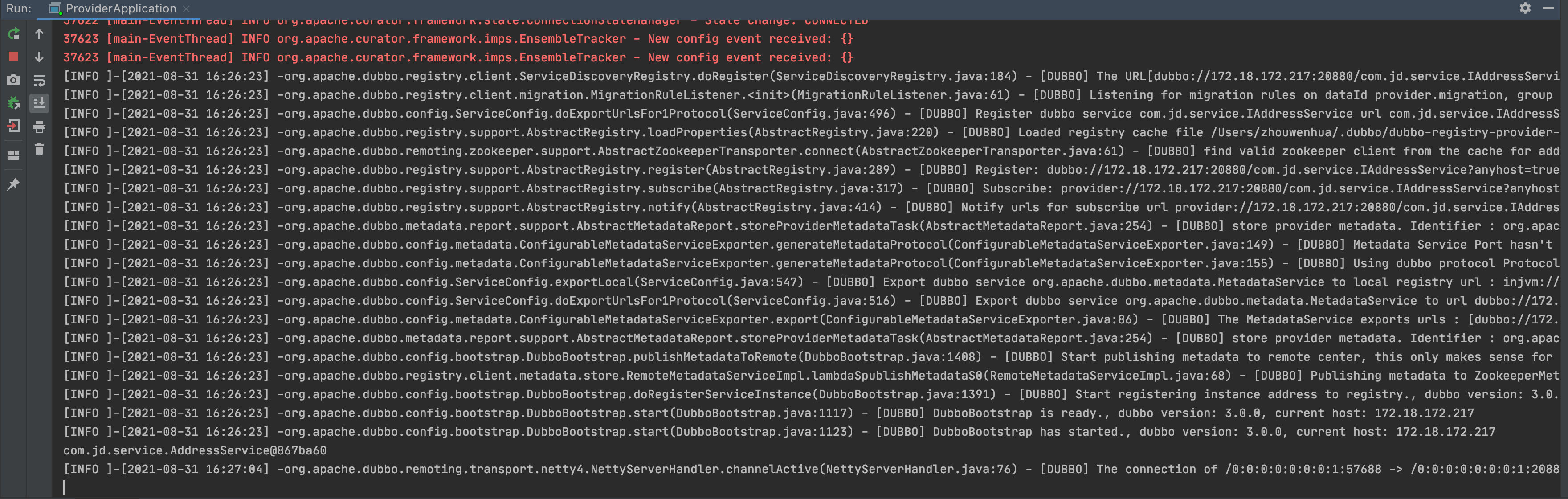QoS执行ls指令报错 · Issue #8640 · apache/dubbo · GitHub