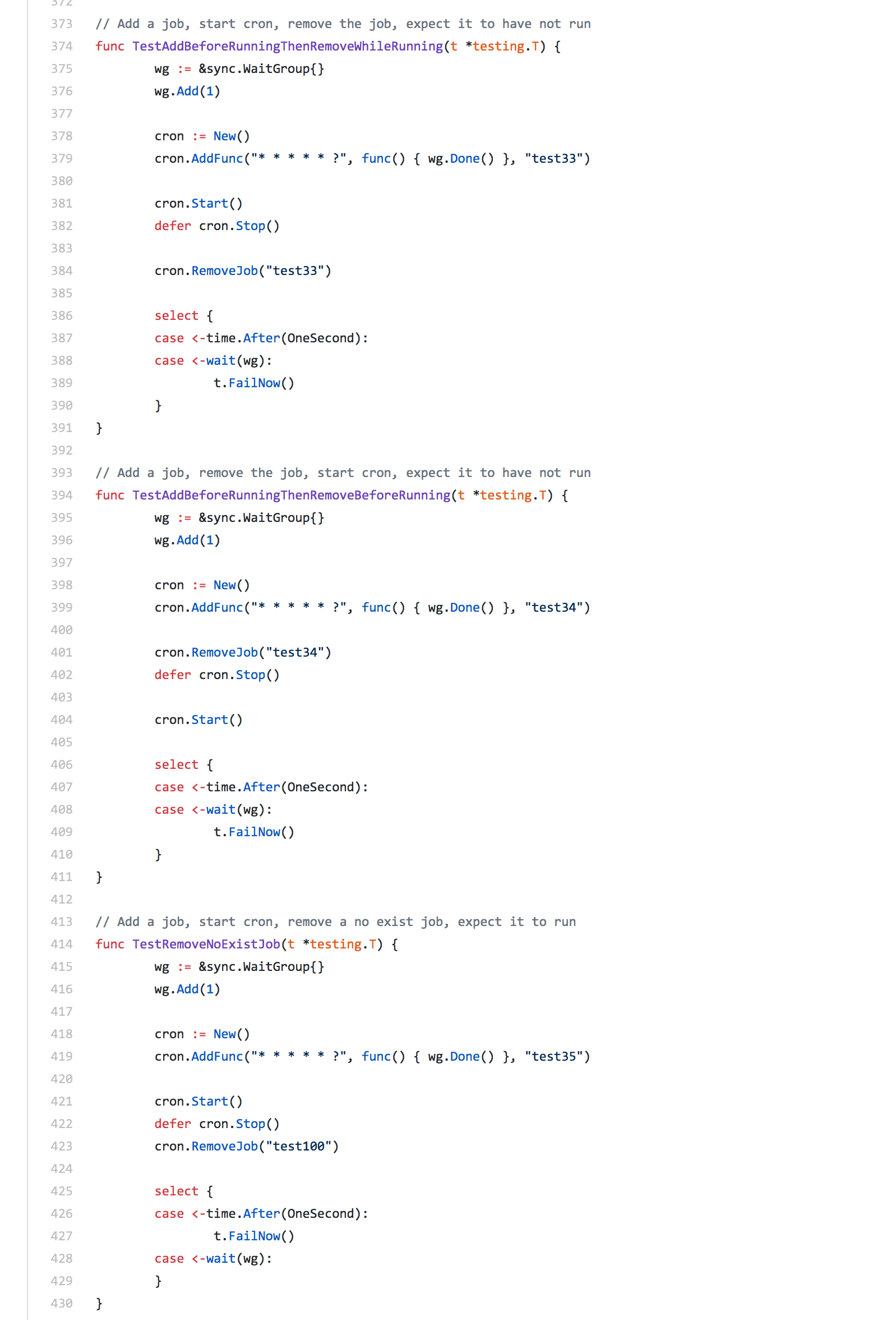 it's possible schedule just run once? · Issue #114 · robfig/cron · GitHub