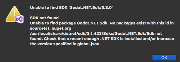 Visual Studio can't open Godot 4 C# solution on Mac OSX 12.5 · Issue #67029 · godotengine/godot ...