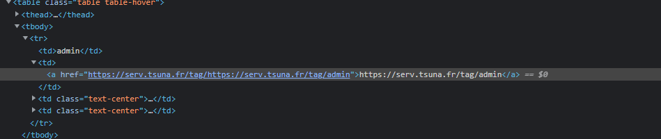 in tags list, link href are wrong · Issue #816 · linuxserver/Heimdall · GitHub