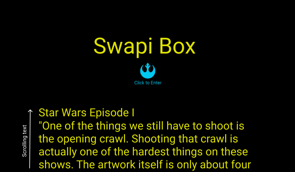 GitHub - kayleenovak/swapi-box: First project for Turing School of Software and Design's third ...