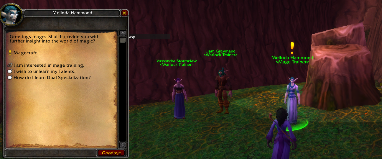[NPC] Mage trainer at Teldrassil for Worgen · Issue #5997 · WoWManiaUK ...