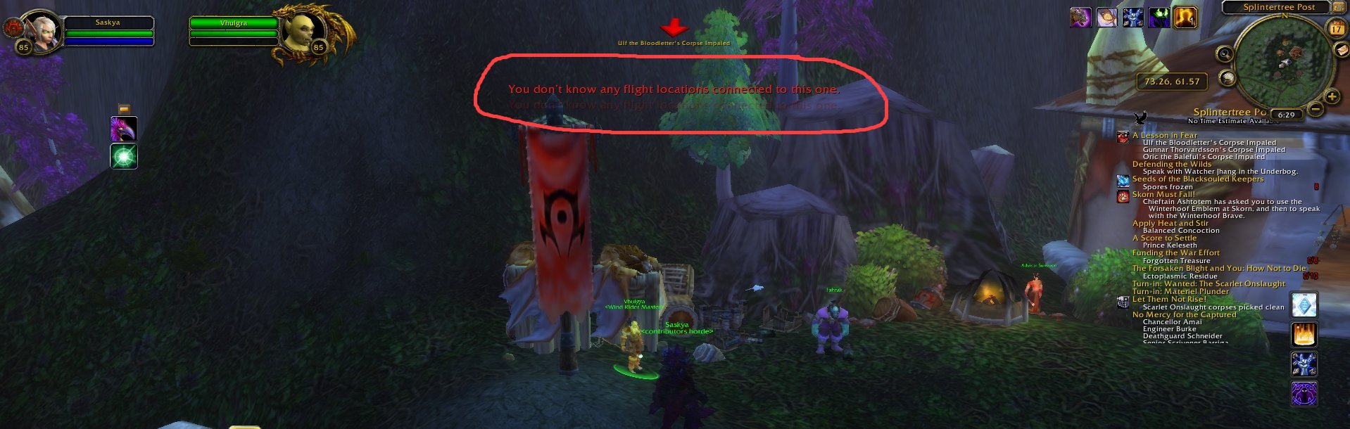 [General] Flightpaths - Ashenvale · Issue #942 · WoWManiaUK/Blackwing ...