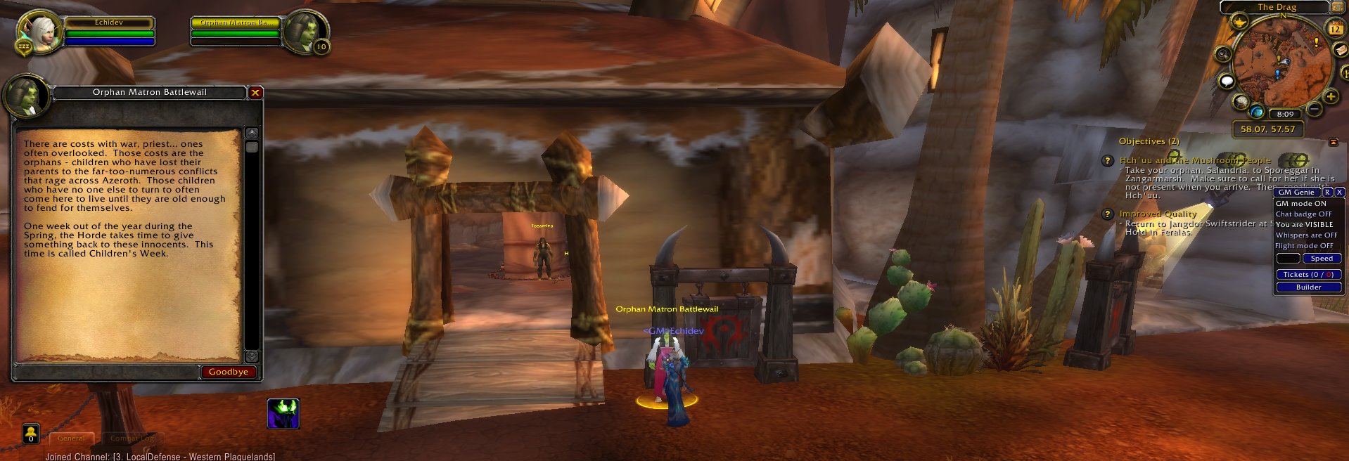 [NPC] Orphan Matron Battlewail -51989- Children's week · Issue #1406 ...