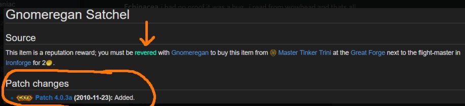 [Item] Ironforge Satchel -67528 · Issue #1507 · WoWManiaUK/Blackwing-Lair · GitHub