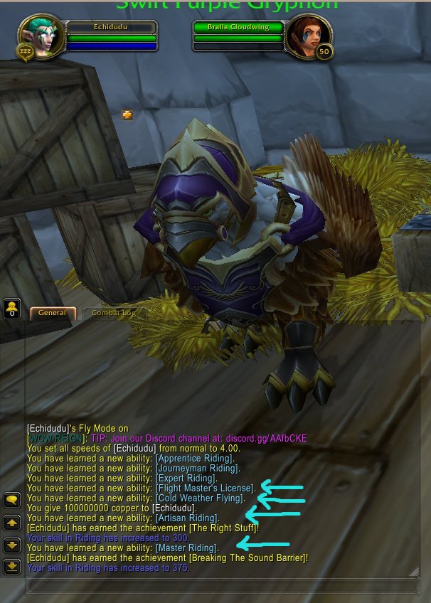 Riding Trainers · Issue #2011 · WoWManiaUK/Blackwing-Lair · GitHub