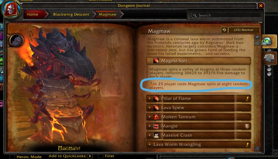 [Boss] Magmaw (25man) - Blackwing Descent · Issue #4484 · WoWManiaUK ...