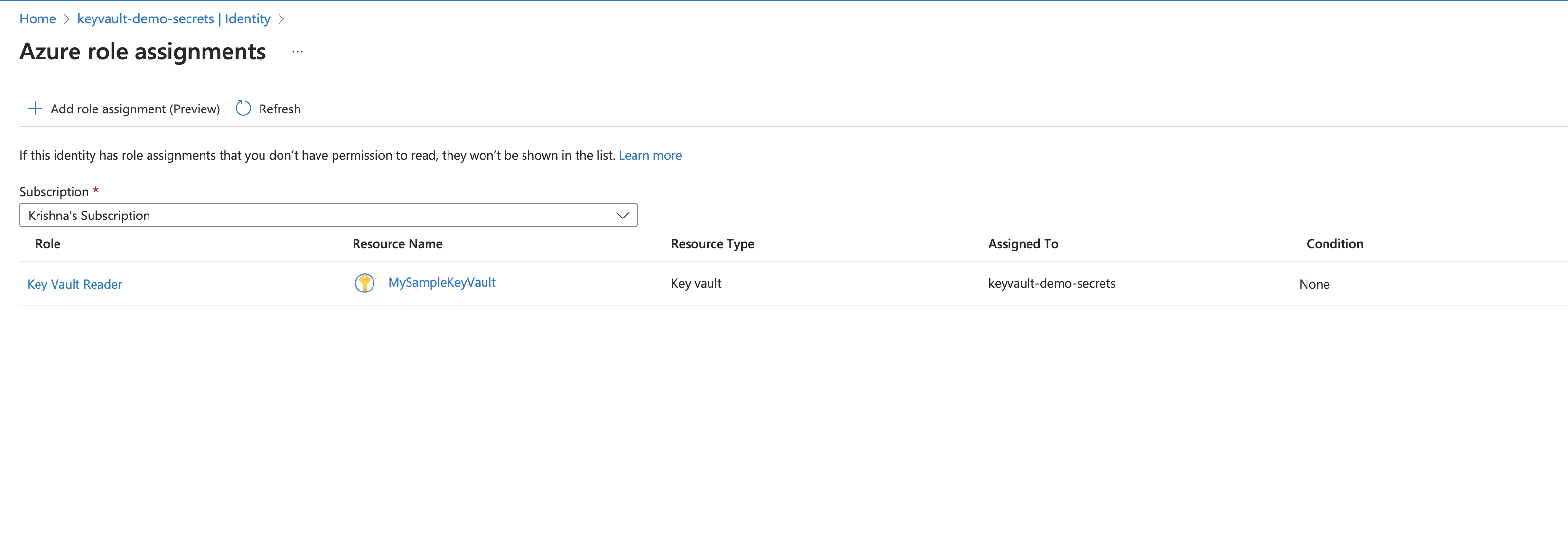 GitHub - krishnachennamsetti/keyvault-demo-secrets: Sample project to fetch secrets from azure ...