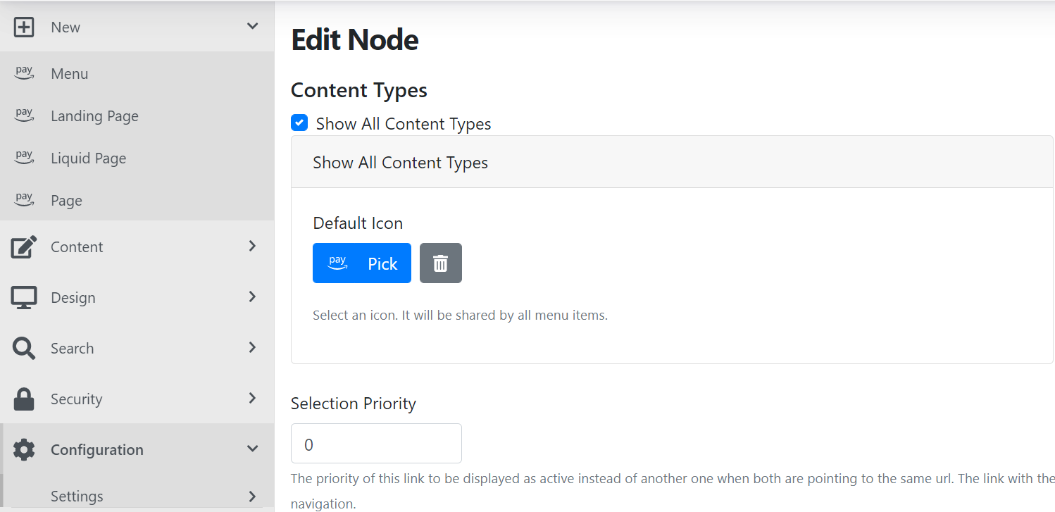 Admin menu feature : Icon not applied to all content types menu items. · Issue #7212 ...