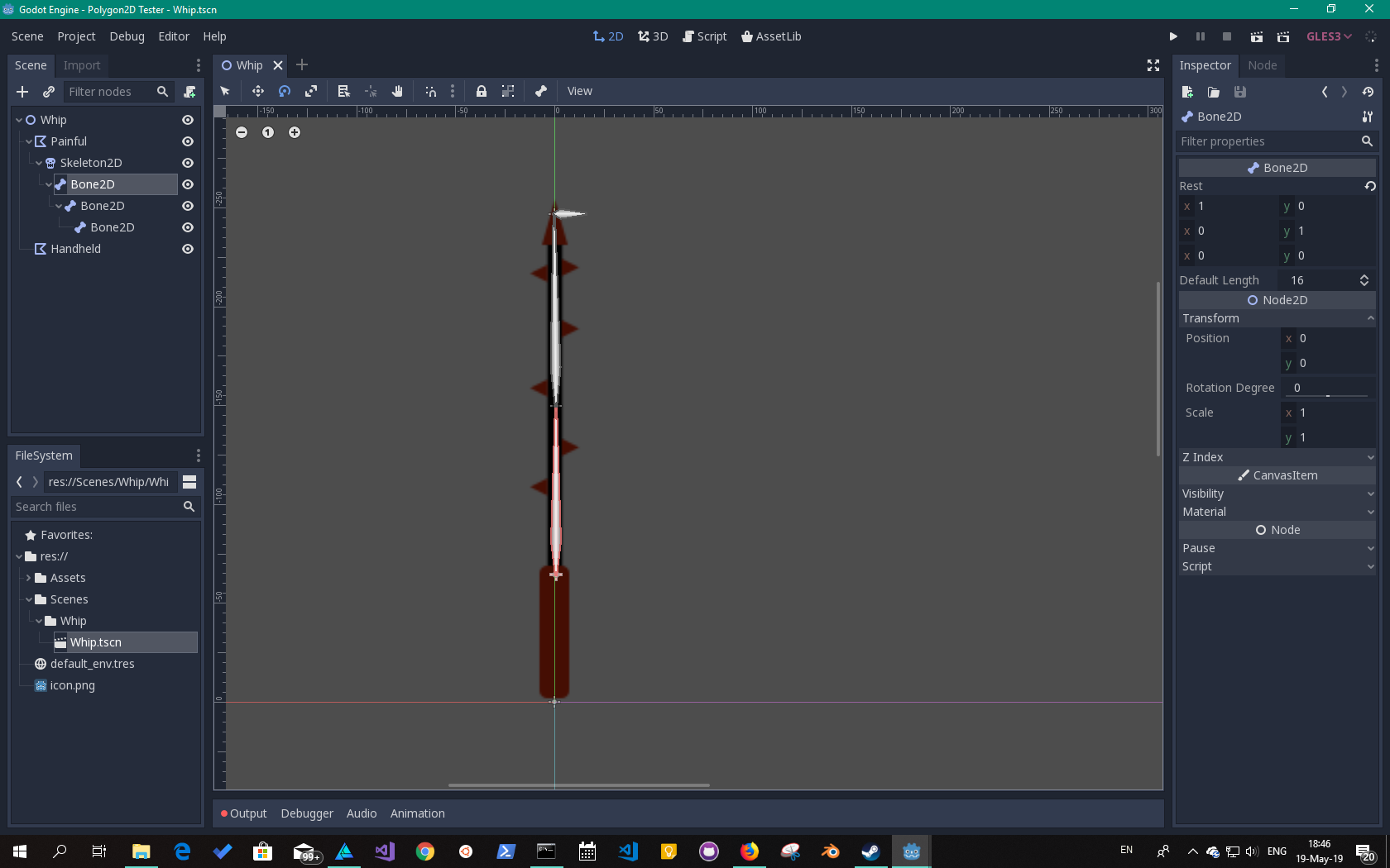 Polygon2D's UV editor's Bones are displayed on wrong position · Issue #29009 · godotengine/godot ...