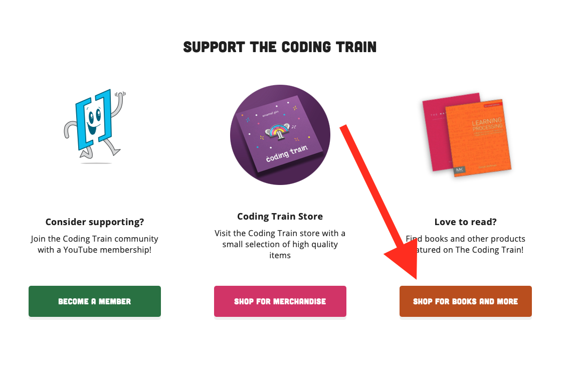 Removing the amazon store links temporarily from the website · Issue #3164 · CodingTrain/website ...