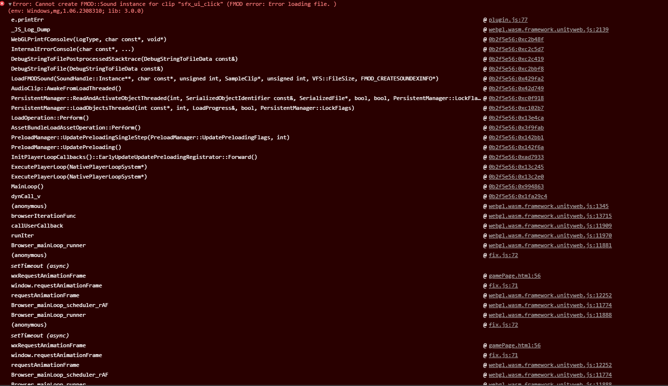音效播放失败 · Issue 573 · Wechat Miniprogramminigame Unity Webgl Transform · Github 6690