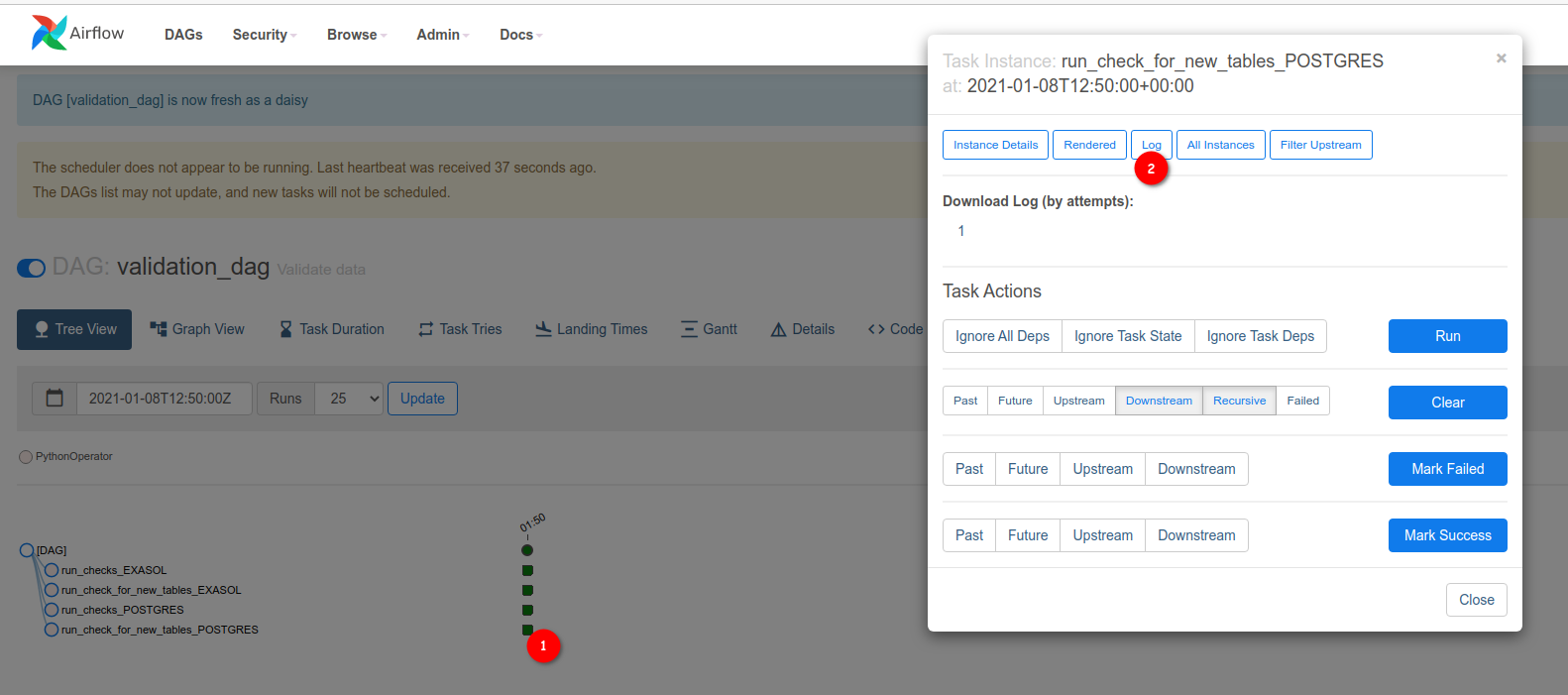 Fix viewing logs in airflow webserver · Issue #24 · re-data/re-data · GitHub