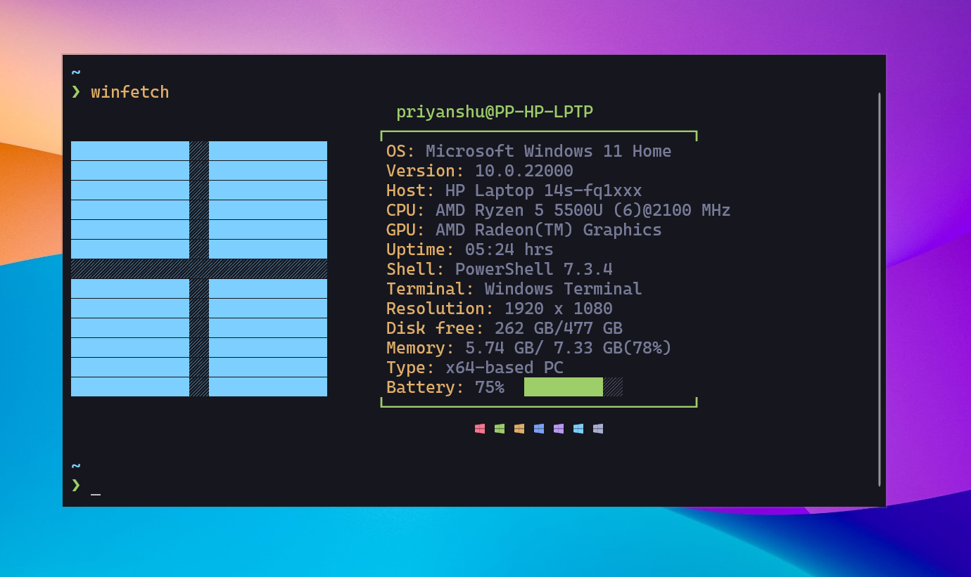 GitHub - Priyanshu-1012/winfetch: neofetch for windows GitHub - Priyanshu-1012/winfetch: neofetch for windows