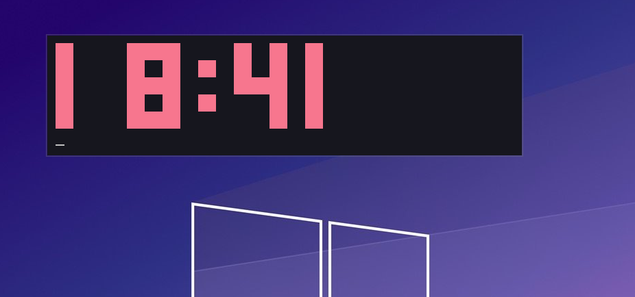 GitHub - Priyanshu-1012/dig-clock: tty-clock for windows powershell