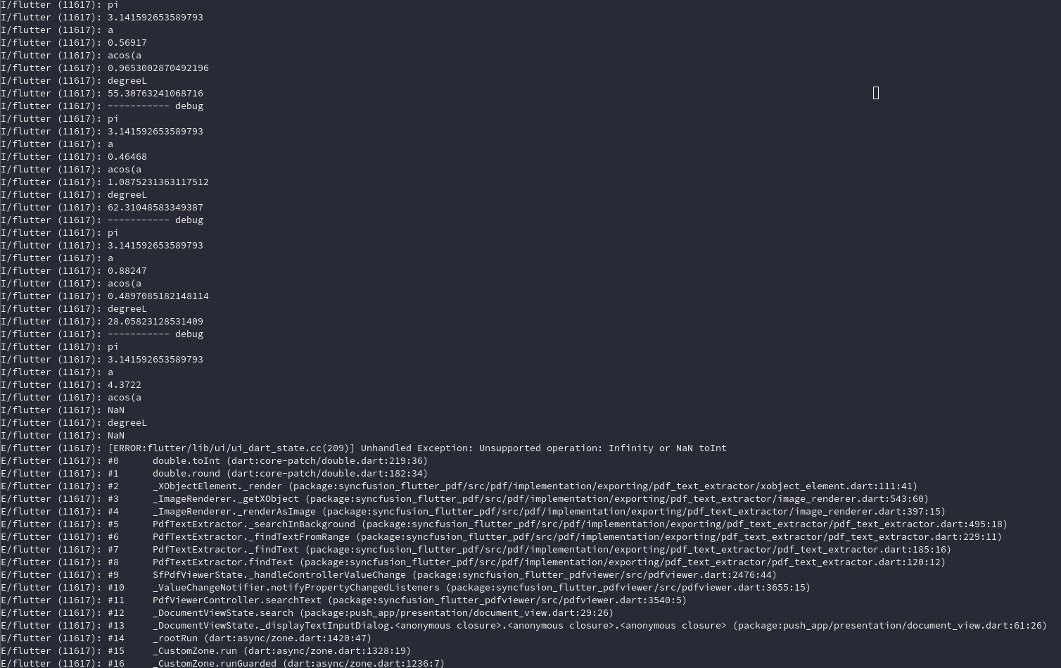 Panic when search text in big pdf file · Issue #456 · syncfusion/flutter-widgets · GitHub