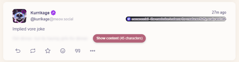 Hiding Text Posts Behind a Self Labeled Content Warning · Issue #1203 · bluesky-social/social ...