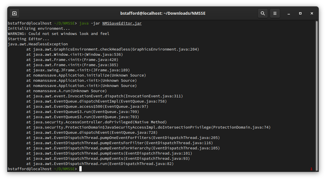 Save Editor Breaks on Linux With OpenJDK 8 · Issue #279 · goatfungus/NMSSaveEditor · GitHub