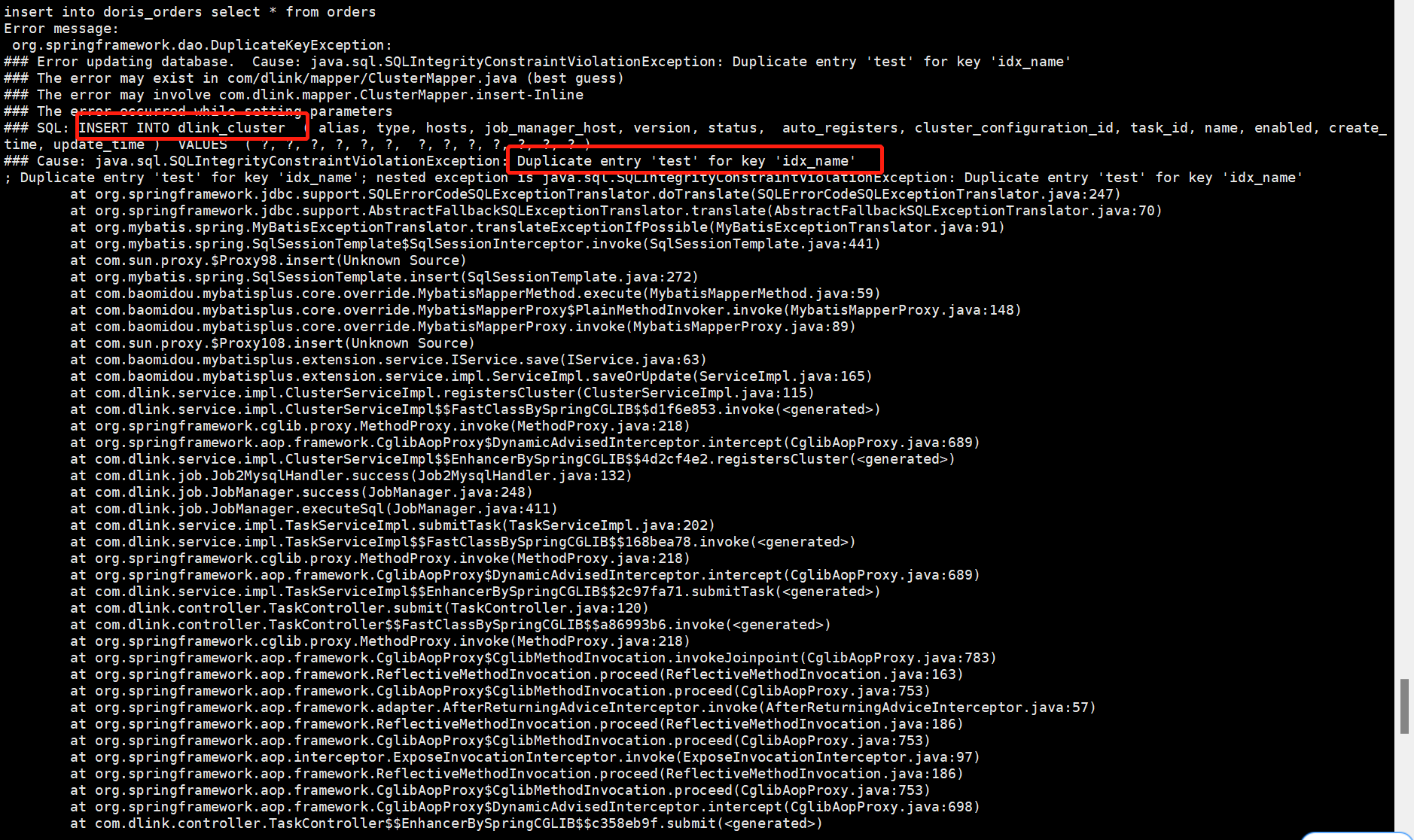 [Bug] [数据开发] 相同任务,使用k8s application 模式只有第一次可以正常提交任务 · Issue #1385 · DataLinkDC/dinky · GitHub