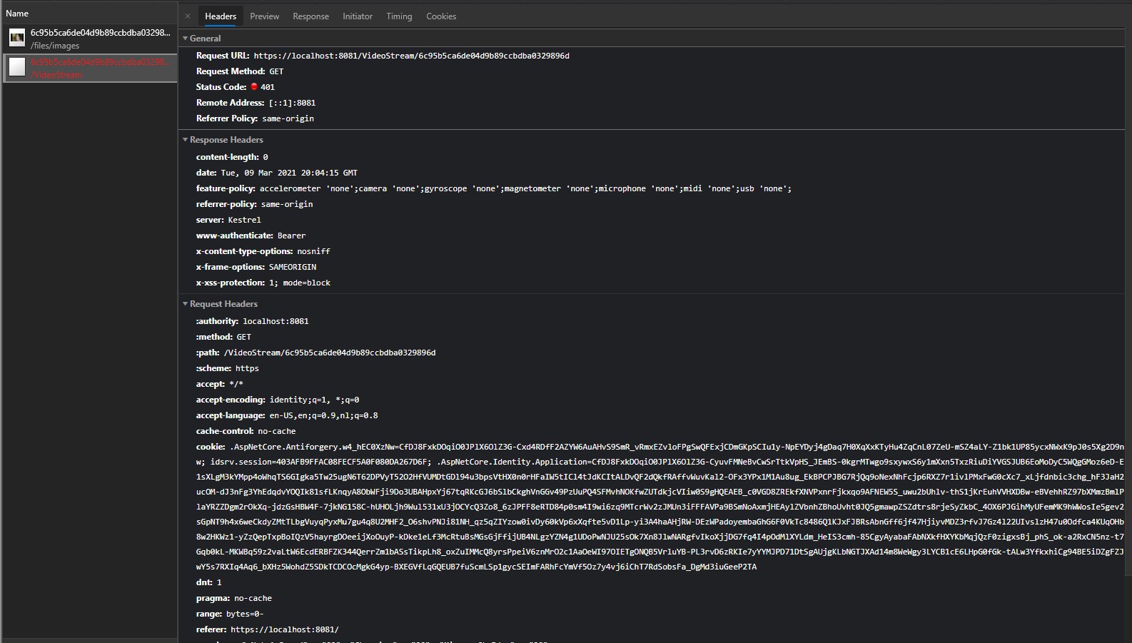 [Question] Blazor WASM - Authorize streaming static video files. · Issue #30772 · dotnet ...