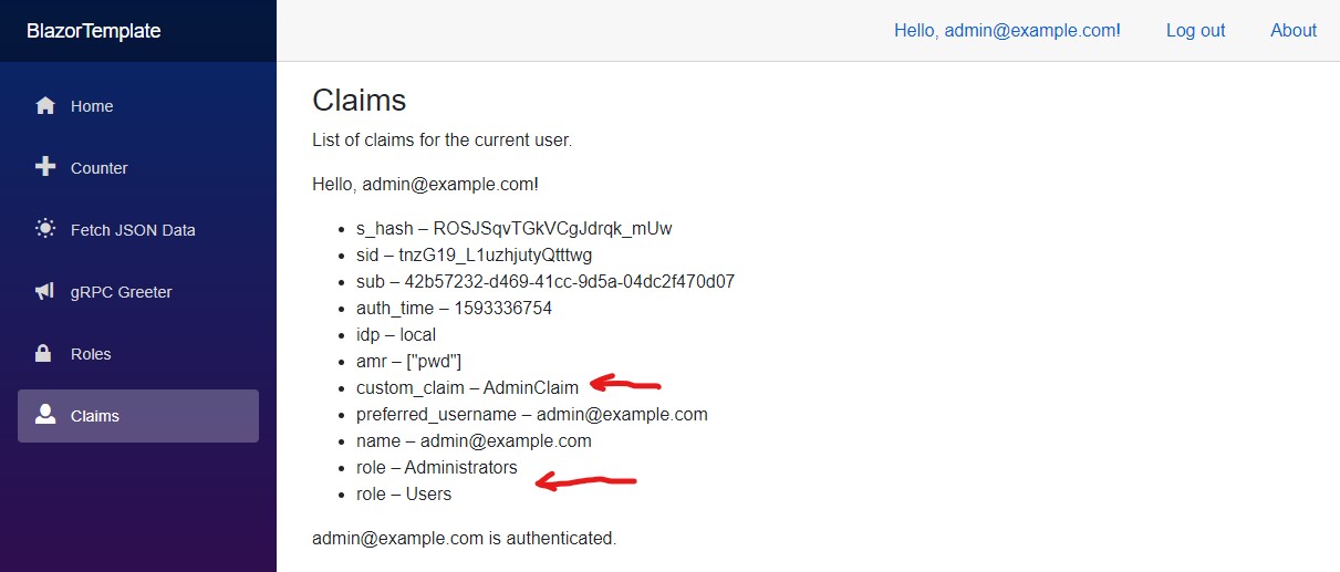[Example Request] gRPC authorization with IdentityServer4 (and roles) · Issue #949 · grpc/grpc ...
