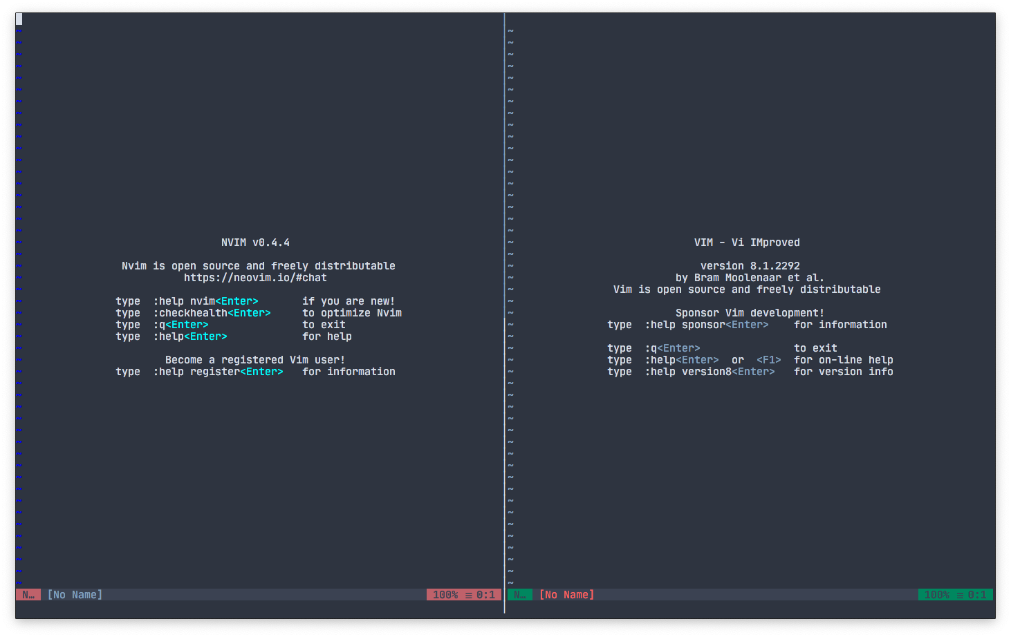 Wrong bar colors with nord theme in vim, everything fine in neovim · Issue #228 · vim-airline ...